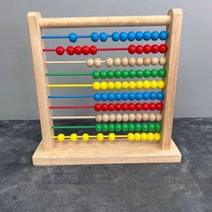 Melissa & Doug | Toys | Melissa Doug Abacus Wooden 0 Bead Slide ...